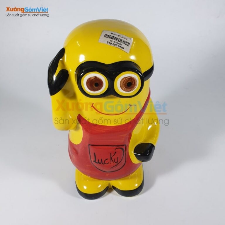 Heo đất kiểu dáng minion xinh xắn [GIÁ TỐT, HÀNG BÁT TRÀNG]